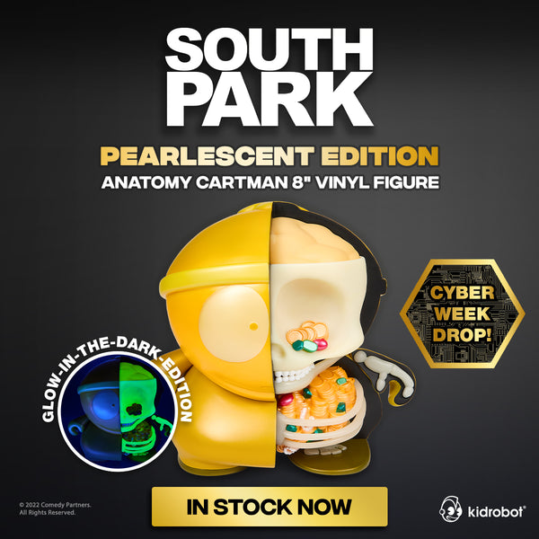 South Park Cartman Anatomy 8" Vinyl Figure - GID Pearlescent Edition ...