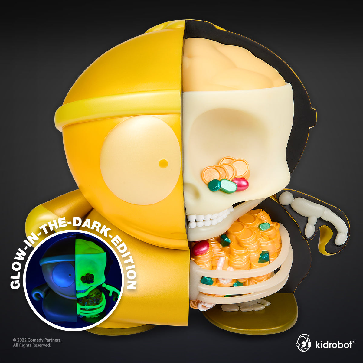South Park Cartman Anatomy 8" Vinyl Figure - GID Pearlescent Edition ...