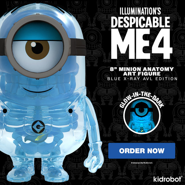 Despicable Me 4 - Minion Anatomy 8" Art Figure - GID X-ray AVL Edition ...