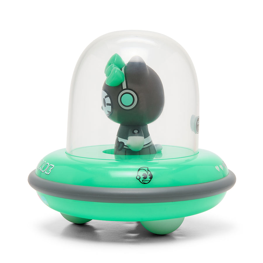 Hello Kitty® UFO Arcade Gamer 5" Vinyl Figure - Glow-in-the-Dark Editi ...