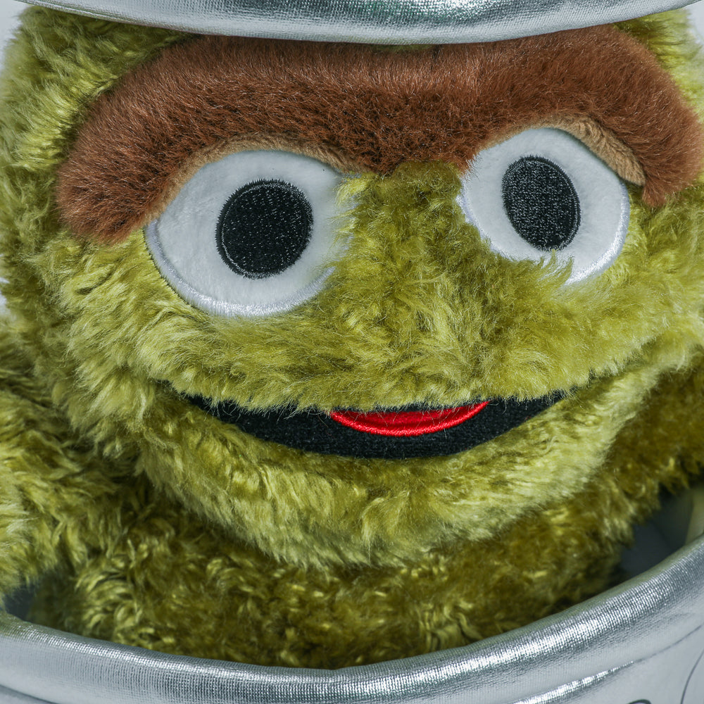 Sesame Street Oscar the Grouch in Trash Can Plush | Kidrobot