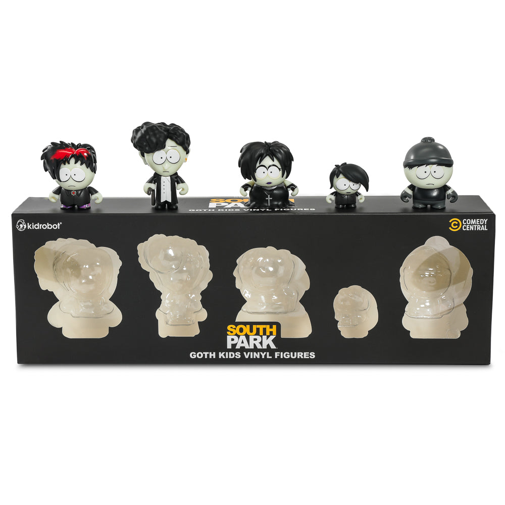 South Park Goth Kids Vinyl Mini Figures 5-Pack | Kidrobot
