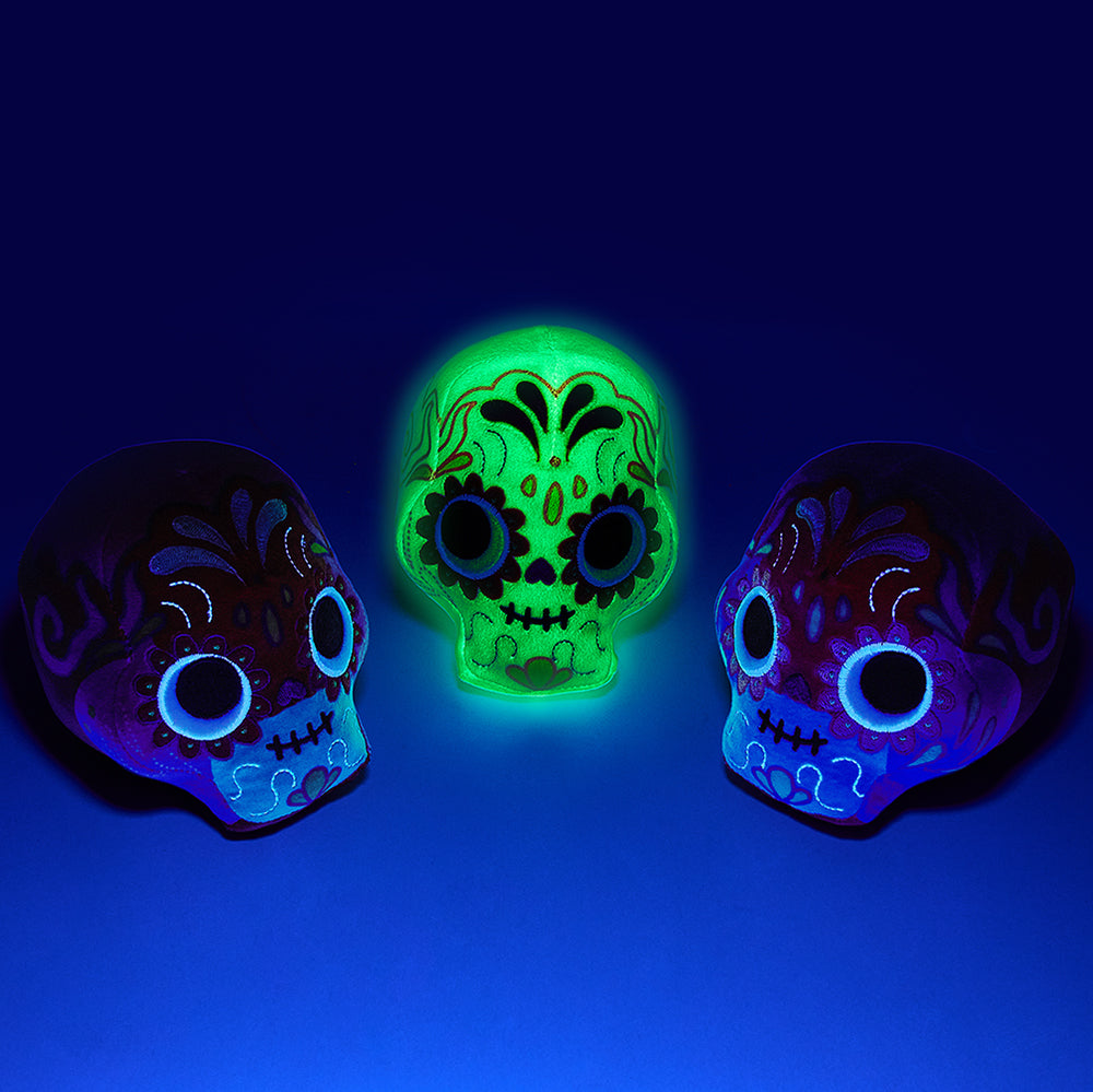 Blue And Purple Skulls