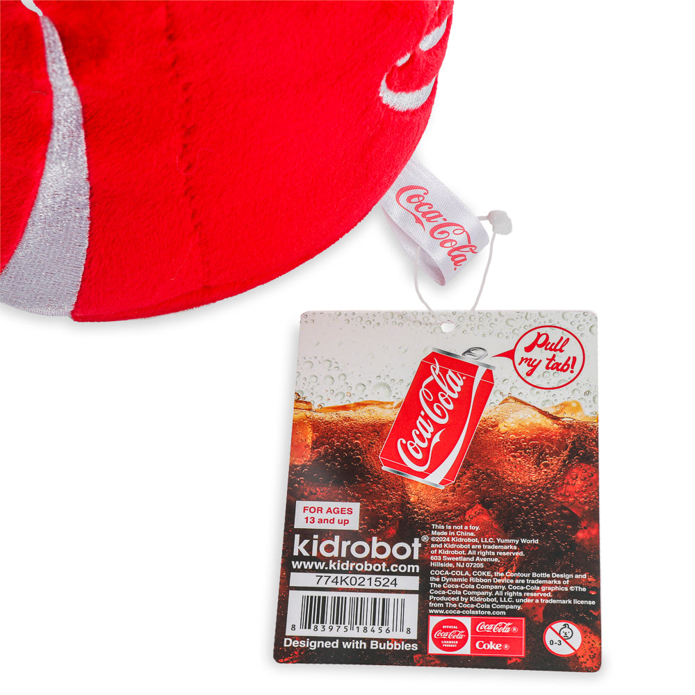 Yummy World & Coca-Cola® Classic 10” Coca-Cola Can Plush with Sound ...
