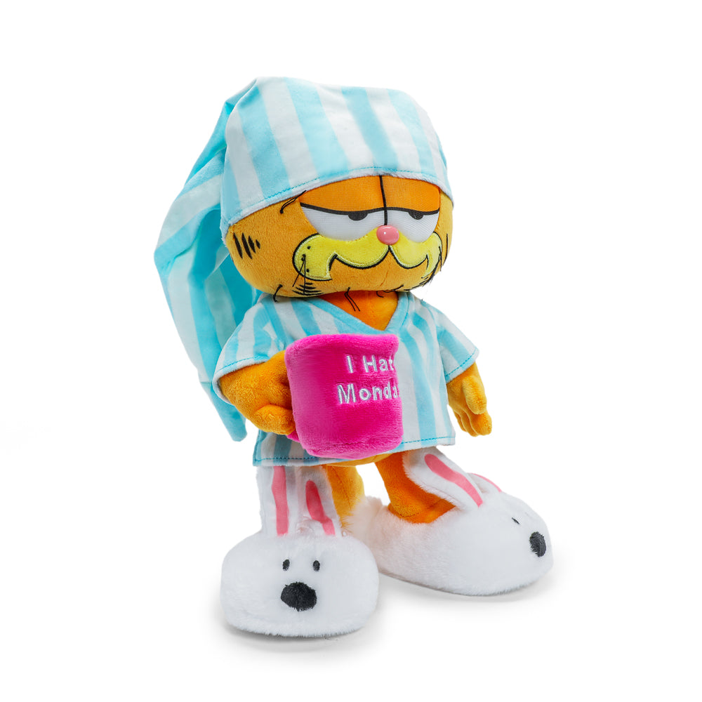 I Hate Mondays Grouchy Garfield in Pajamas and Slippers 13” Plush ...