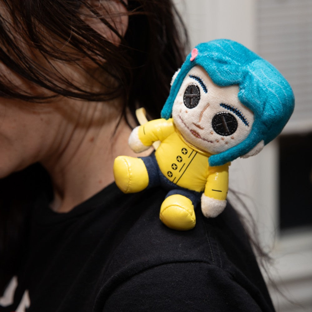 Coraline with Button Eyes Plush Shoulder Phunny | Kidrobot