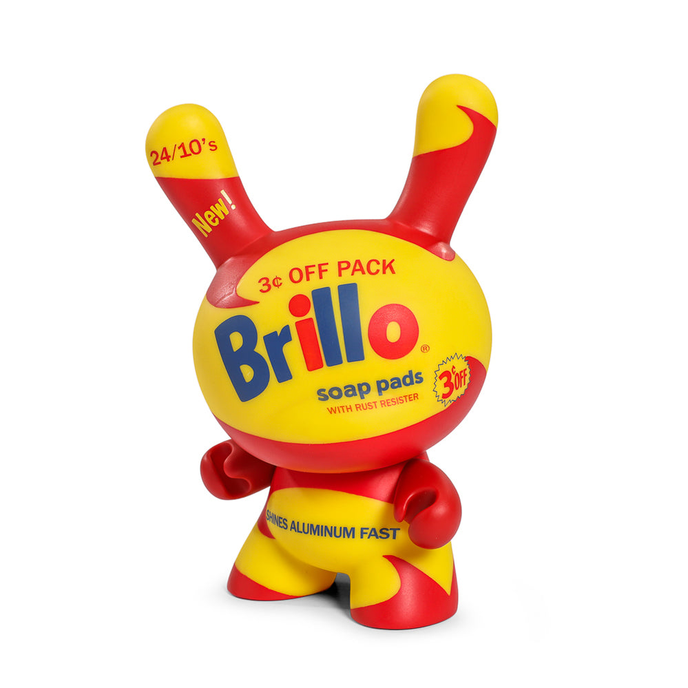 Andy Warhol 8" Masterpiece Vinyl Yellow Brillo Box Dunny - Limited Edi ...