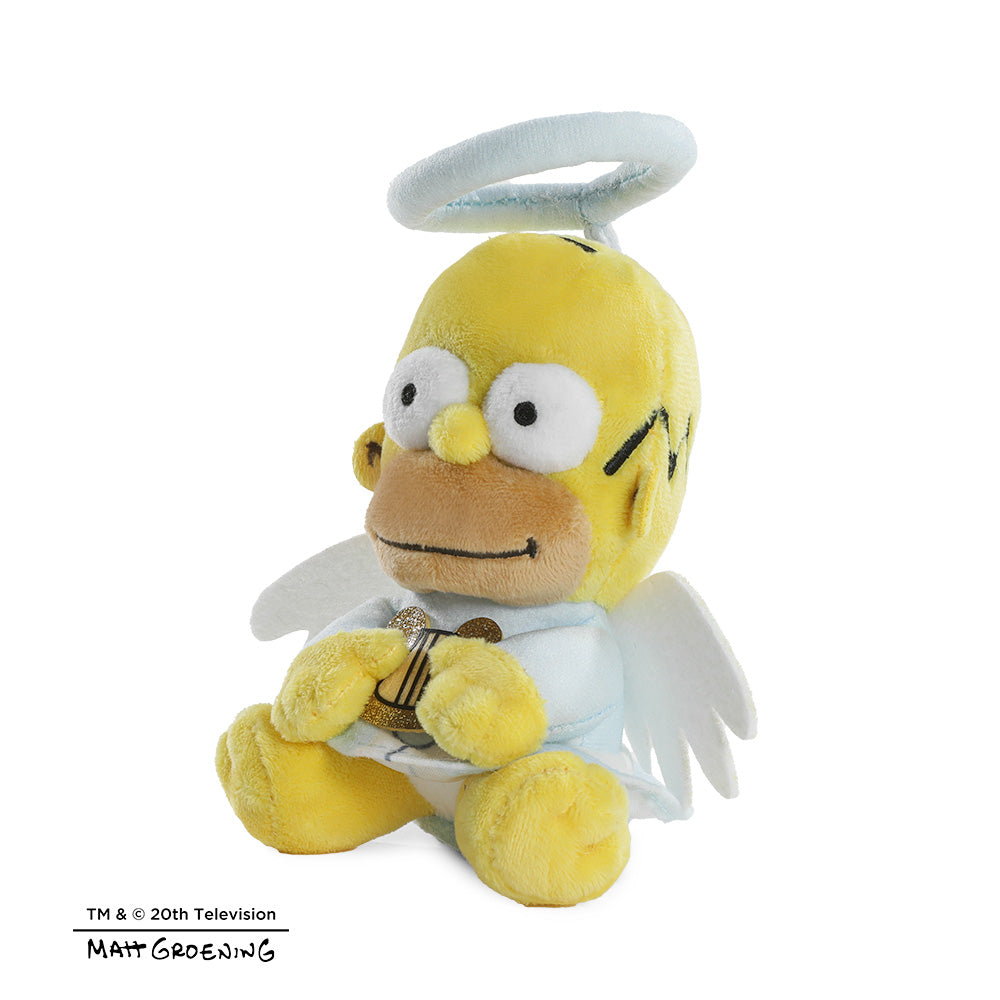 The Simpsons - Homer Angel and Homer Devil Plush Shoulder Phunny 2-Pac ...