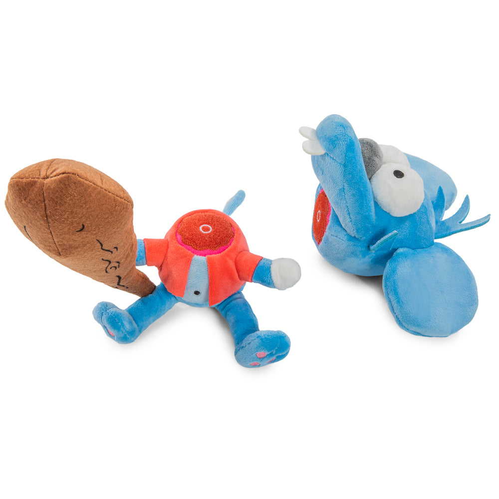 The Simpsons Itchy and Scratchy Interactive Phunny Plush Bundle | Kidrobot