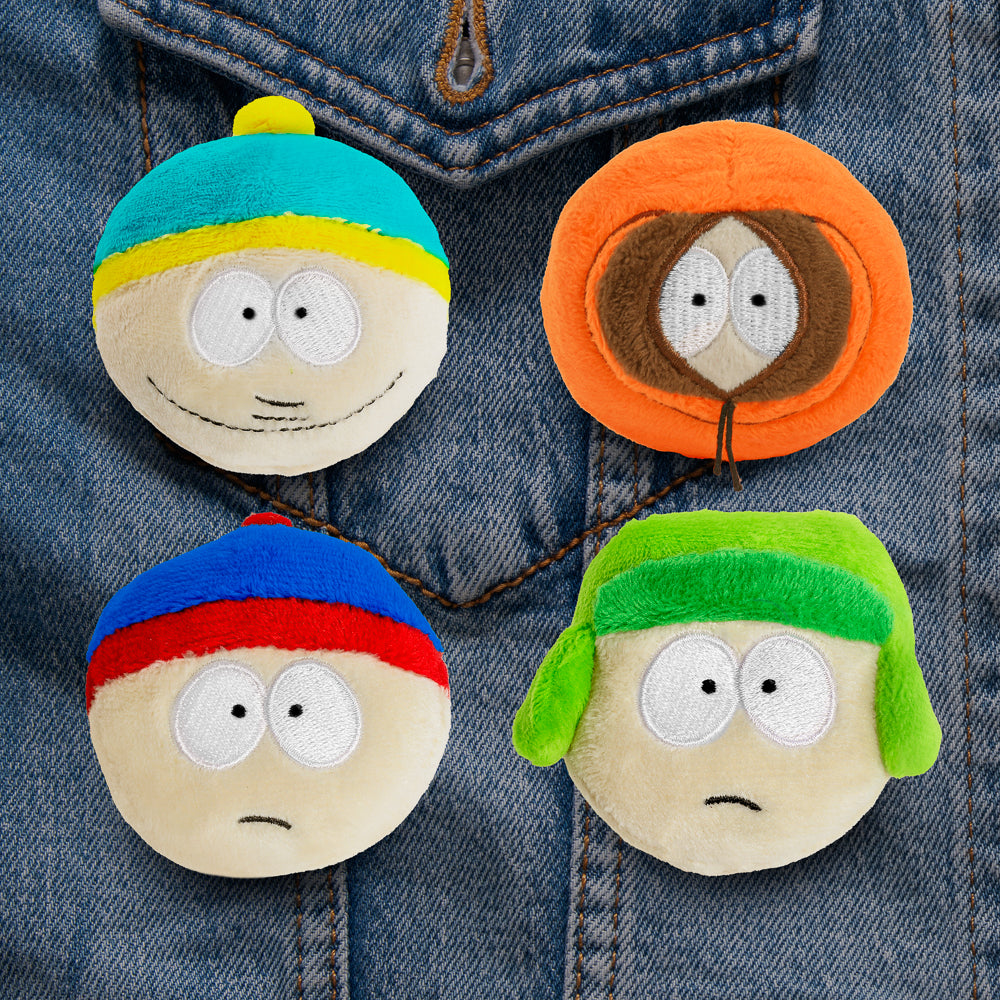South Park Plush Pins 4-Pack - Stan, Kyle, Cartman and Kenny (FIRST LO ...