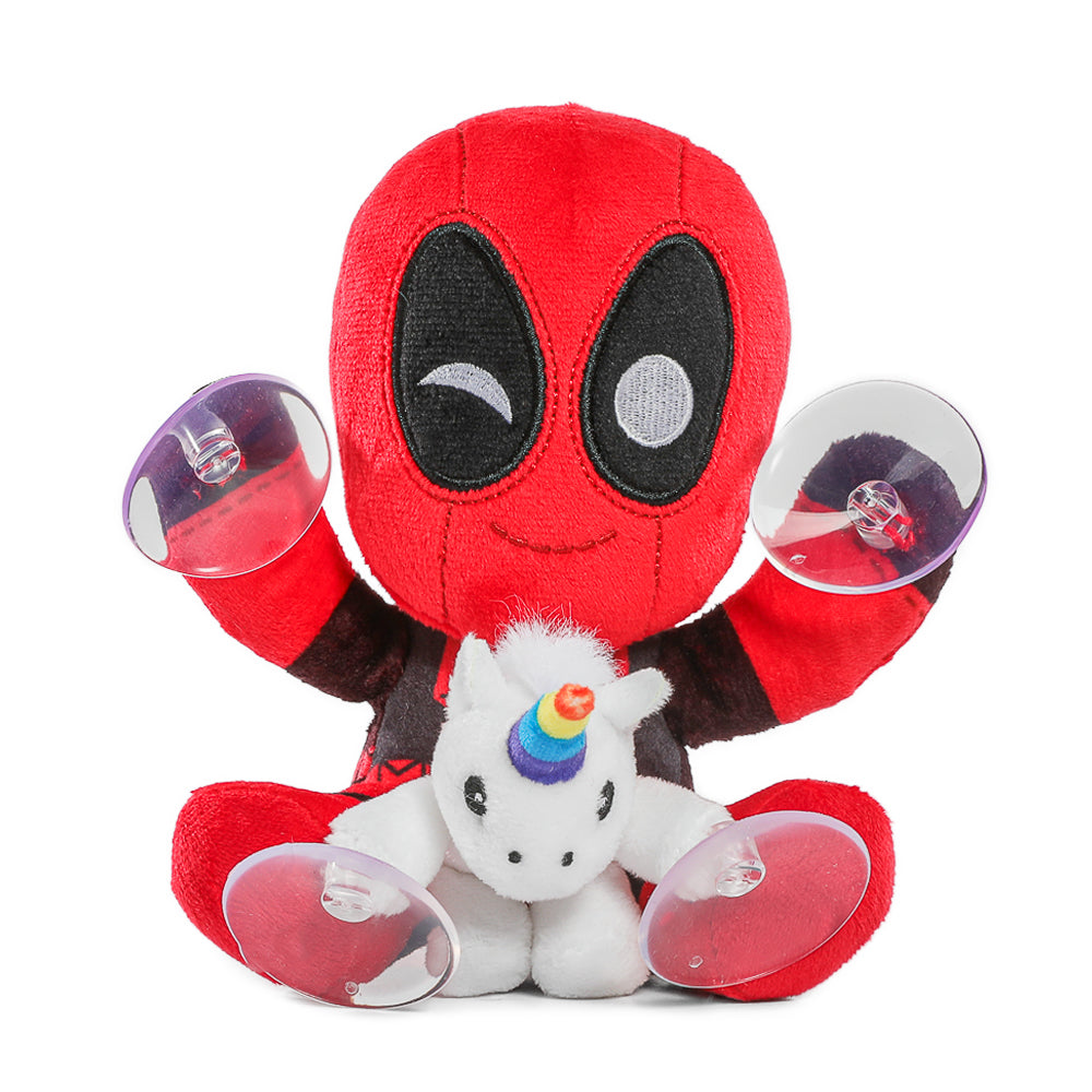 Deadpool with Unicorn Plush Window Clinger (PRE-ORDER) | Kidrobot