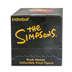 The Simpsons - Donut Riot Punk Homer 3" Vinyl Mini Figure - Crimson Gl ...