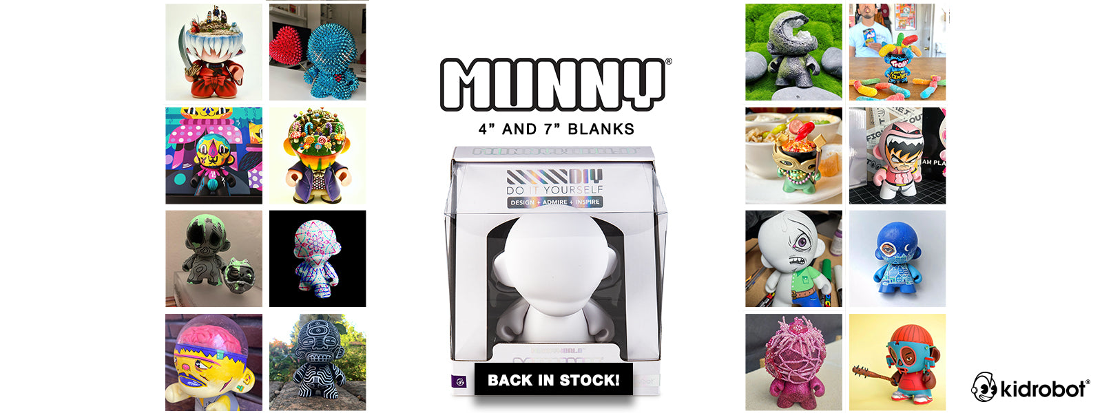 Munny World DIY Customizable Blank Art Toys by Kidrobot | Kidrobot
