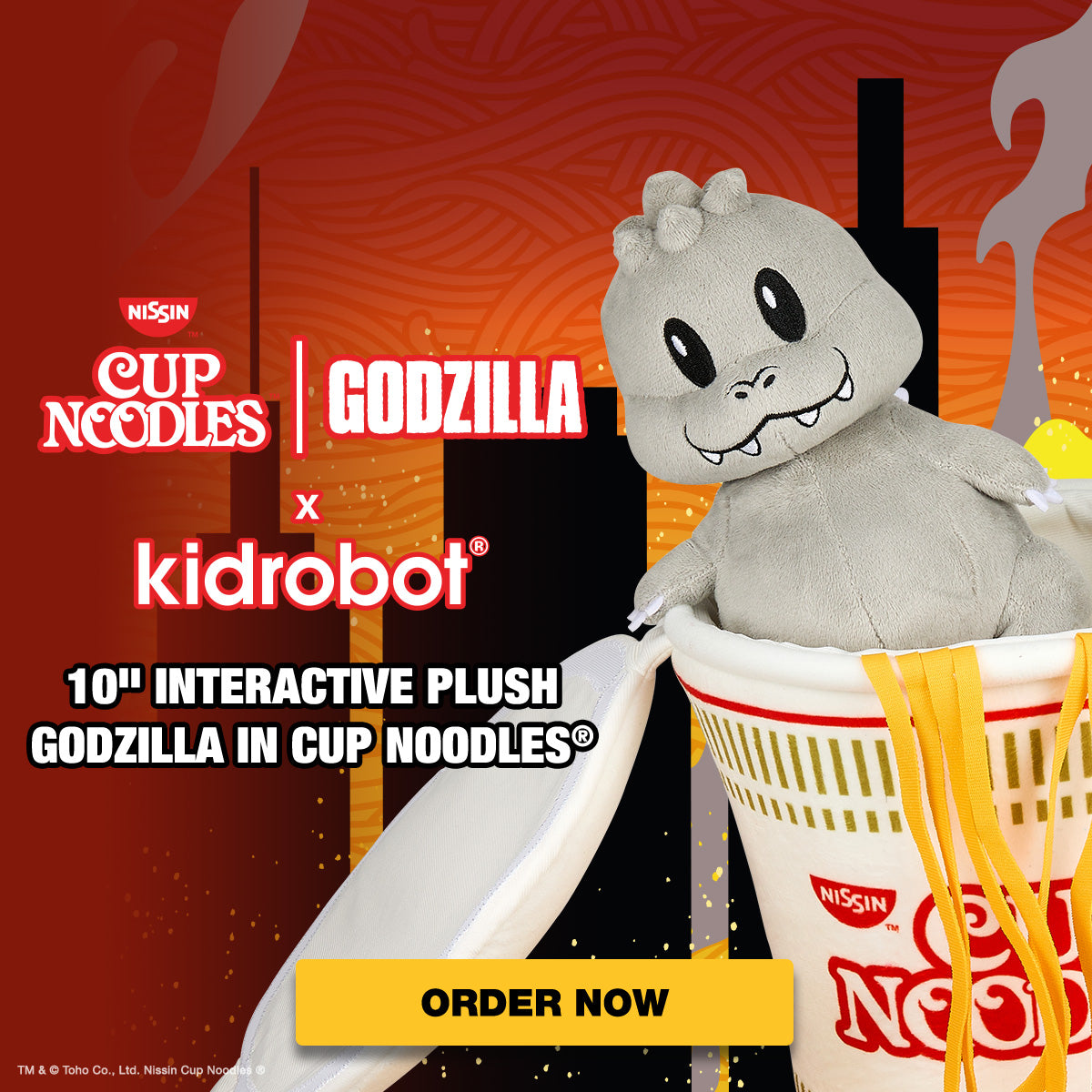 Kidrobot x Hello Kitty x Nissin Cup Noodle & Top Ramen Toys
