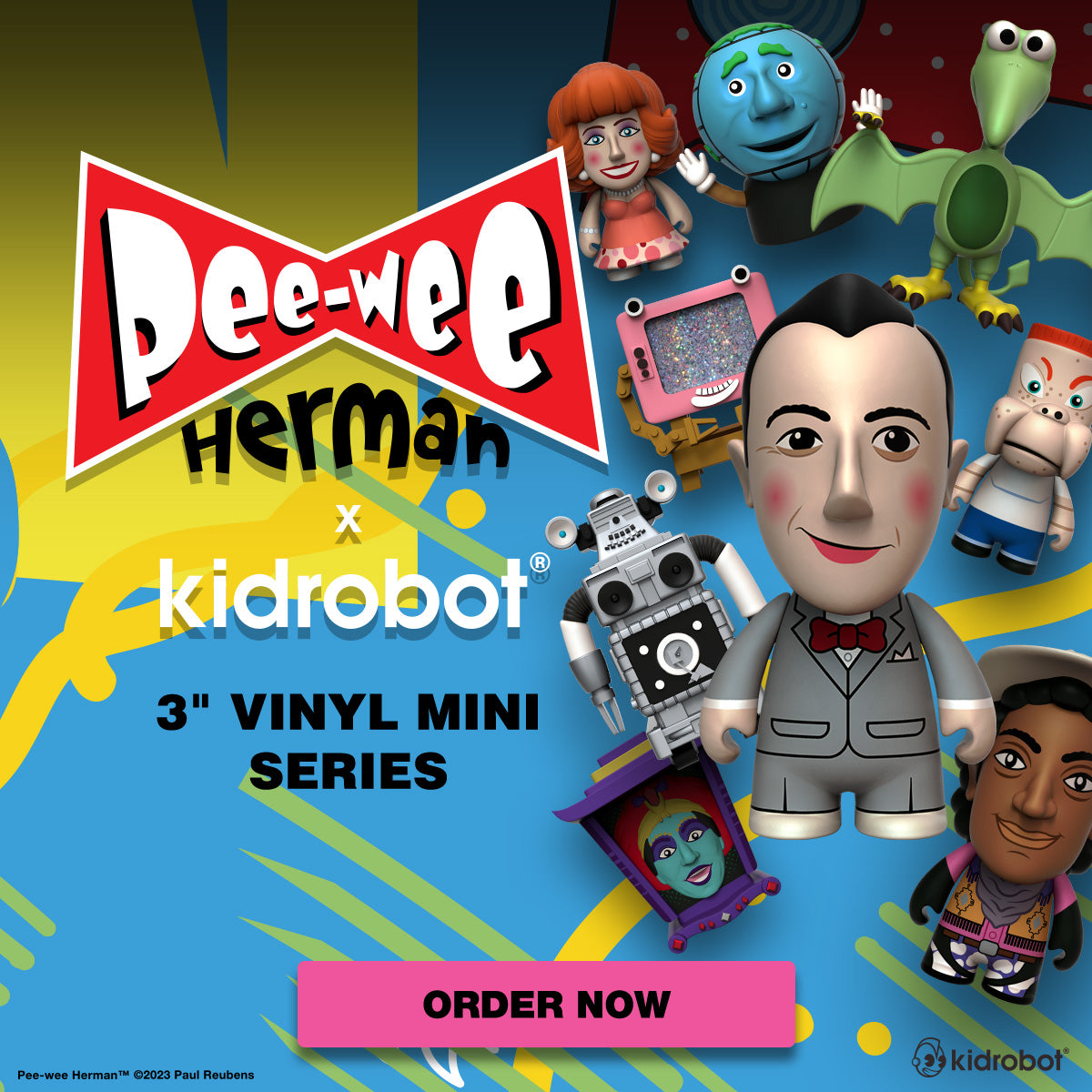 Pee-wee Herman x Kidrobot Plush, Figures and Pin Collection | Kidrobot