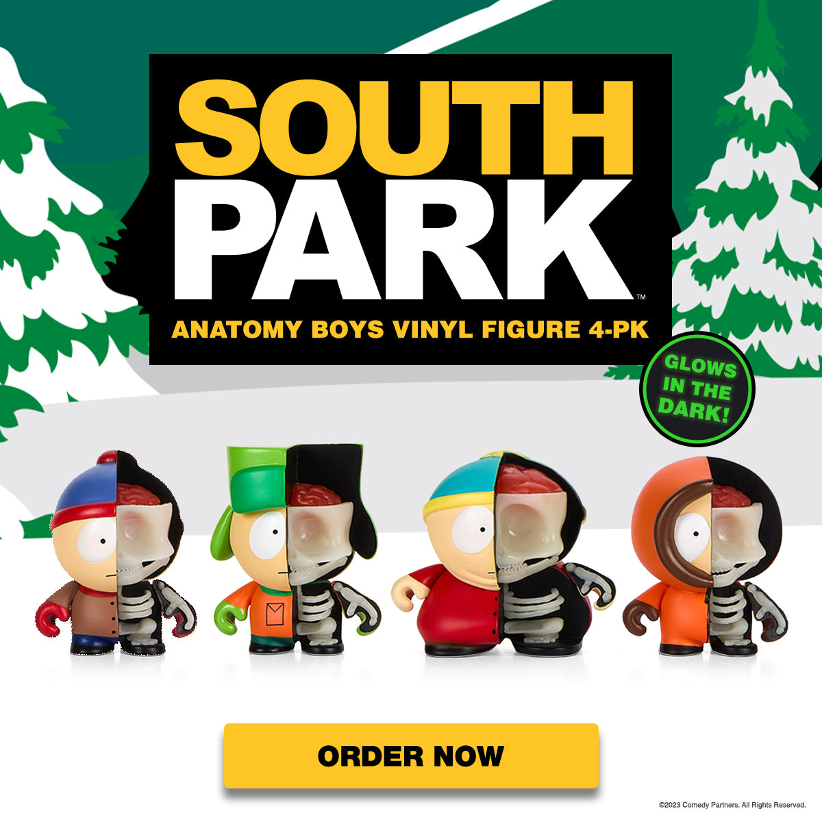 South Park Anatomy Boys Art Figures by Kidrobot | Kidrobot