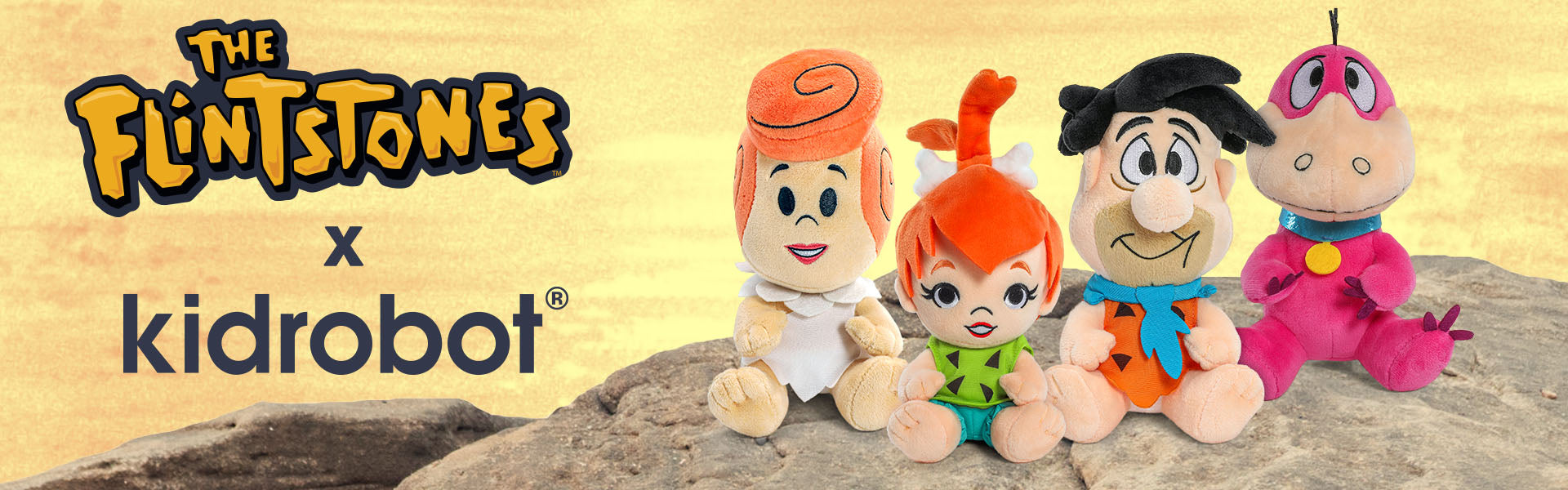 The Flintstones Plush Collectibles by Kidrobot | Kidrobot