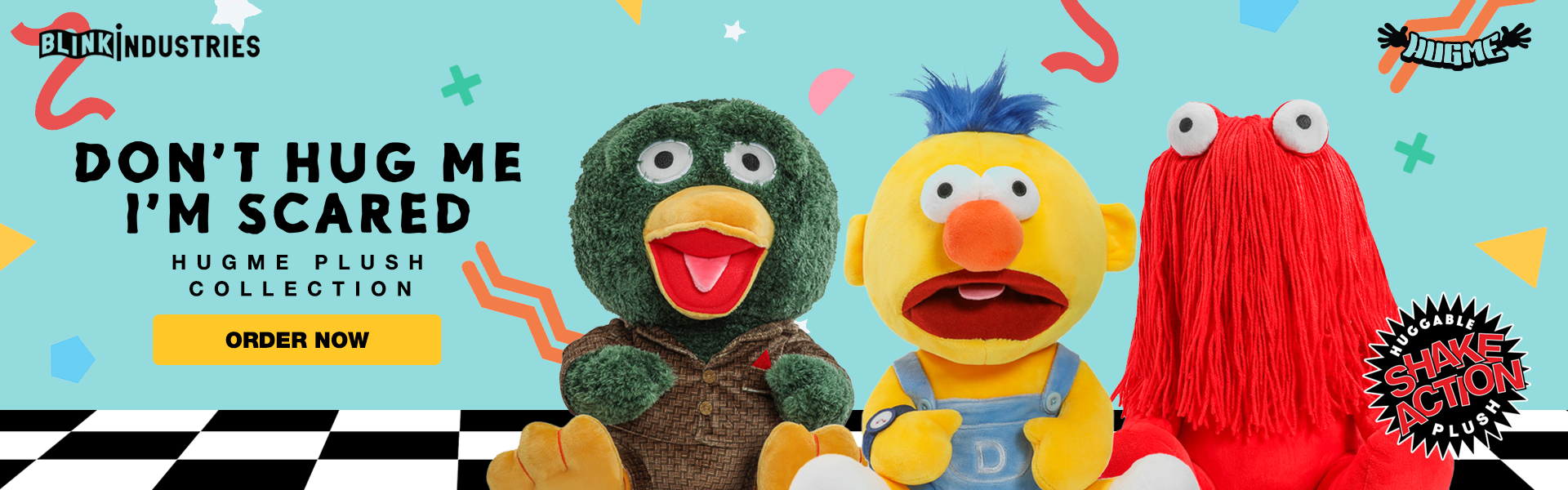 HugMe Plush with Shake Action Pop Culture Stuffed Collectibles | Kidrobot