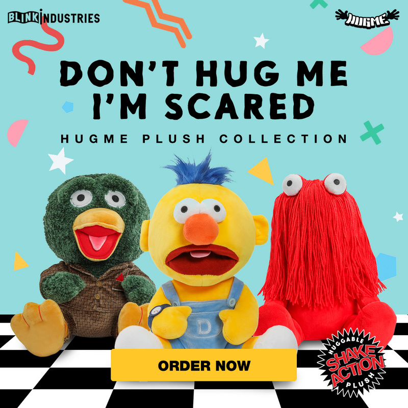 Don't Hug Me I'm Scared Plush by Kidrobot | Kidrobot