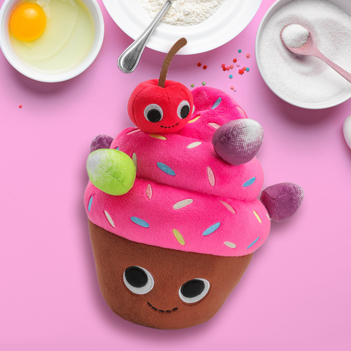 Yummy World Rosie the Cherry Cupcake with Gum Drops Plush (FIRST LOOK) | Kidrobot