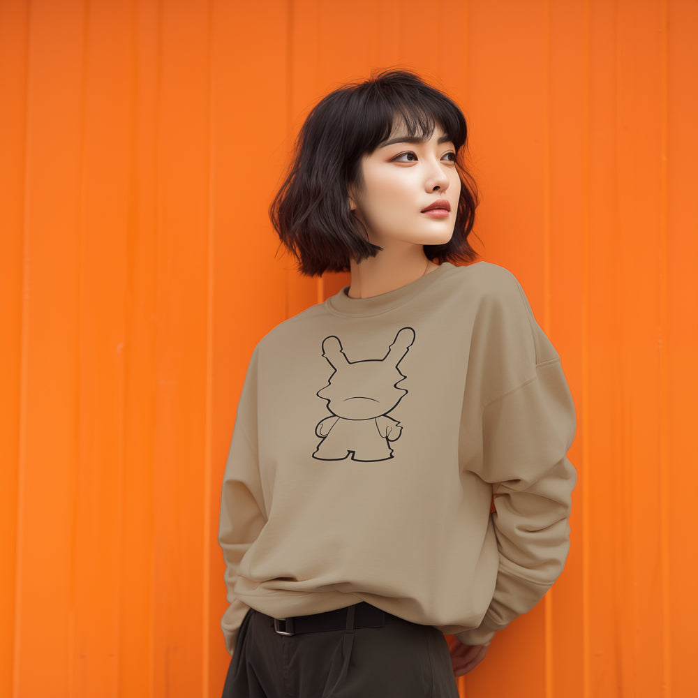 Dunny Glitch Unisex Oversized Pullover Sweatshirt (Limited Edition of ...