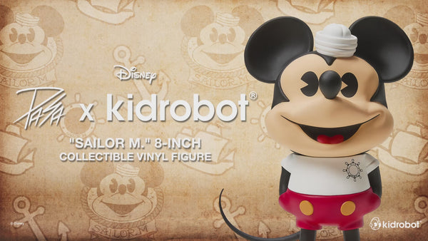 Disney Mickey Mouse "Sailor M." 8-inch Collectible Vinyl Figure by Pas ...