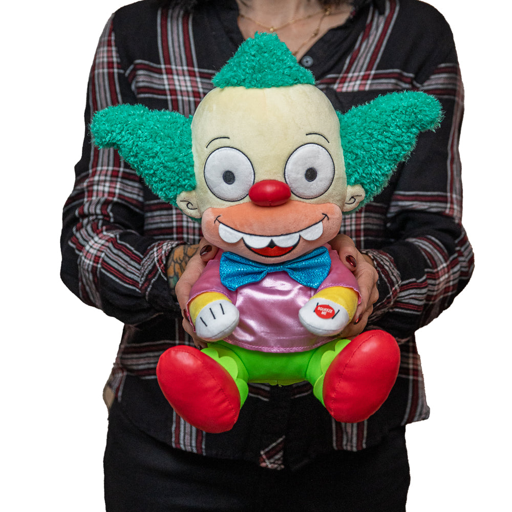 Krusty the Clown 13-inch plush with sound from The Simpsons, soft toy ...