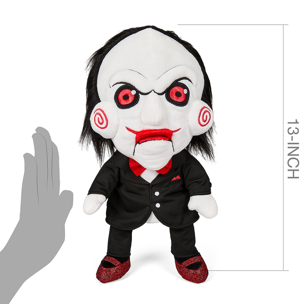 SAW Billy the Puppet 13” Horror Plush Hand Puppet | Kidrobot