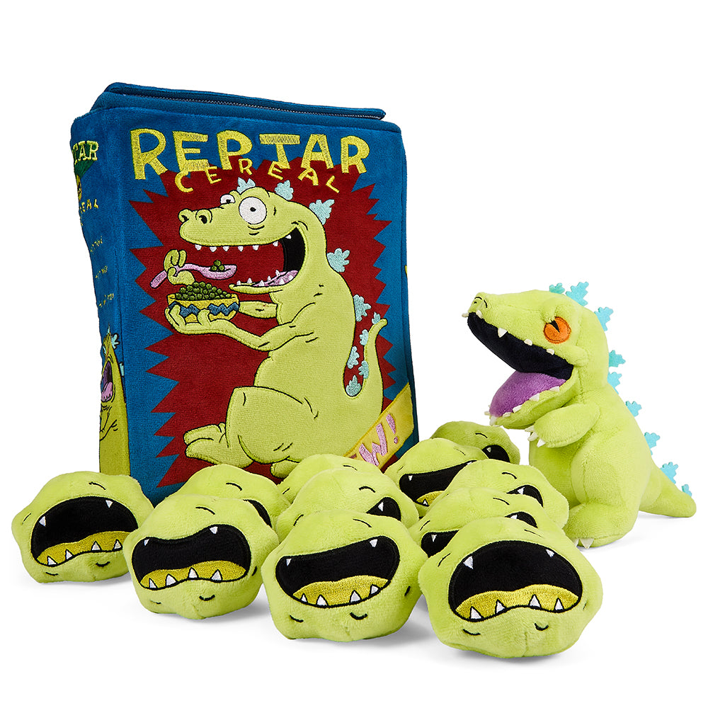 Rugrats 10" Plush Interactive Reptar Cereal Box | Kidrobot