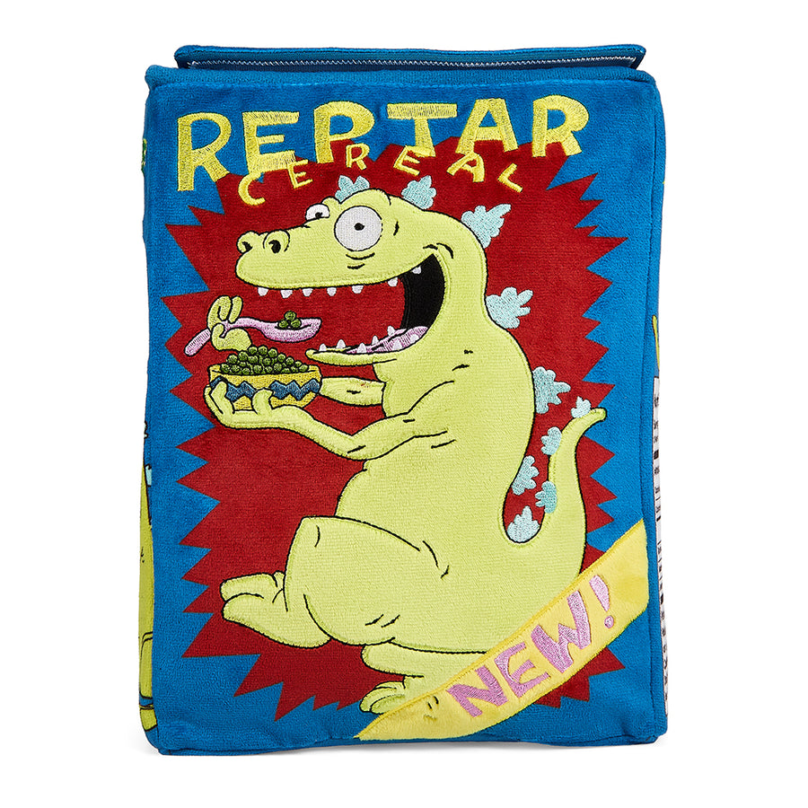 Rugrats 10" Plush Interactive Reptar Cereal Box | Kidrobot