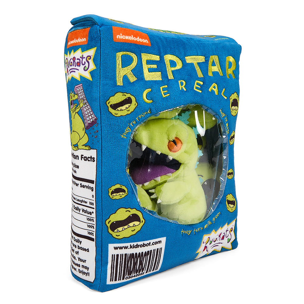 Rugrats 10" Plush Interactive Reptar Cereal Box | Kidrobot