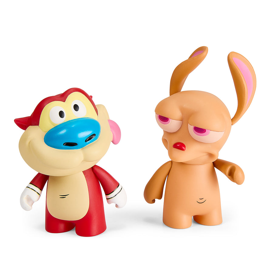 Ren & Stimpy 3" Vinyl Figure 2-Pack | Kidrobot