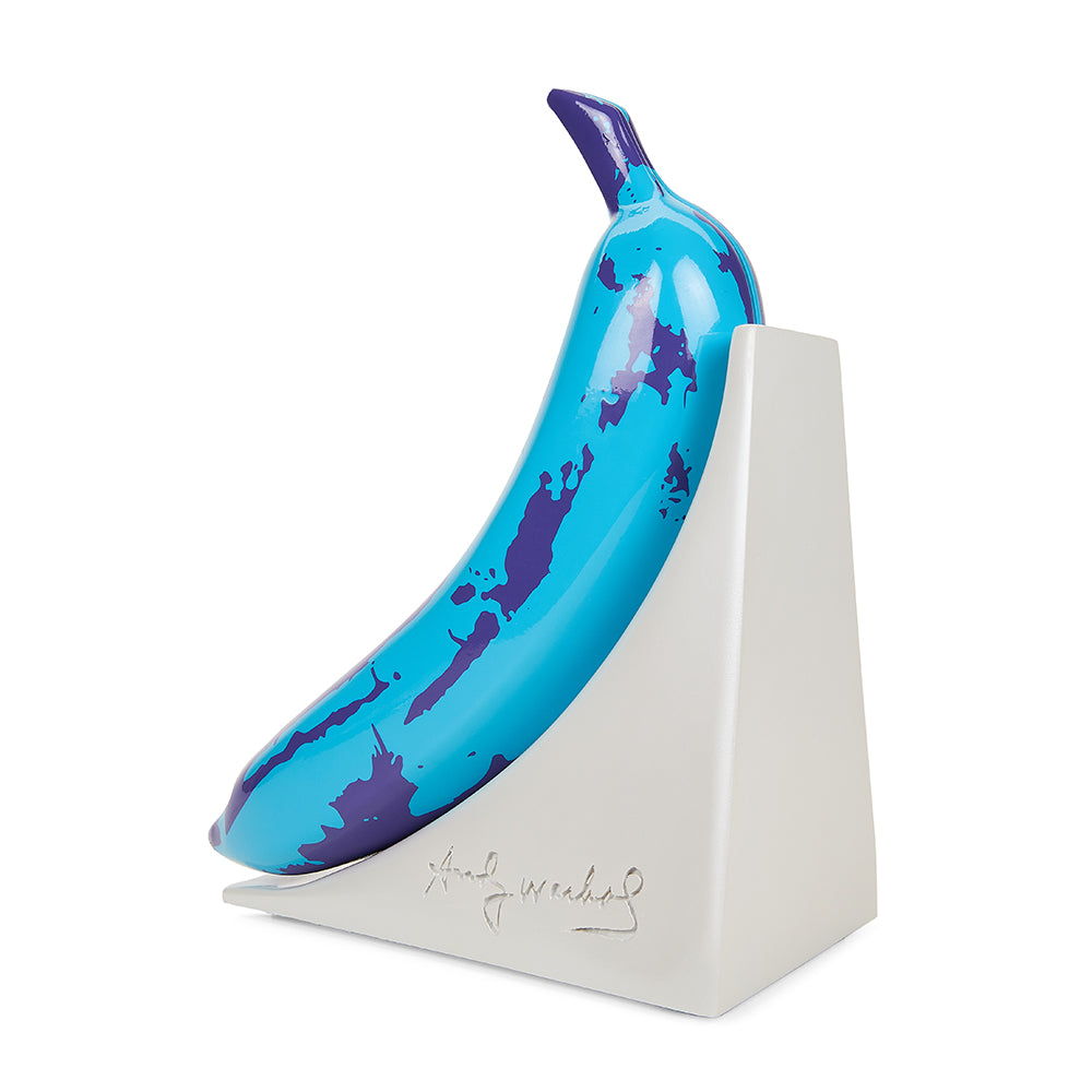 Andy Warhol 10” Lustre Gloss Resin Bookends - Blue Banana | Kidrobot