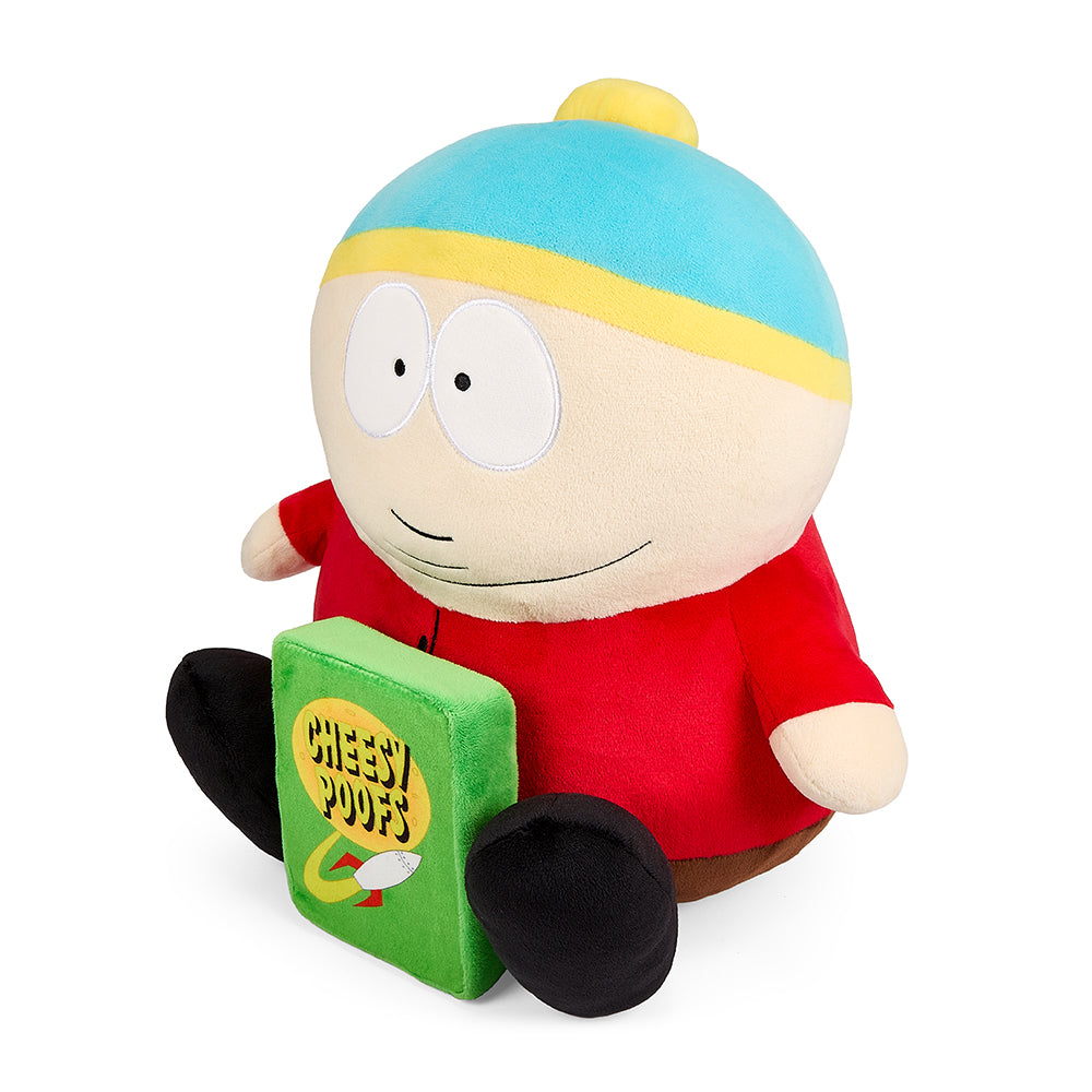 South Park 16" HugMe Plush - Cartman with Cheesy Poofs | Kidrobot