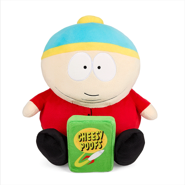 South Park 16" HugMe Plush - Cartman with Cheesy Poofs | Kidrobot