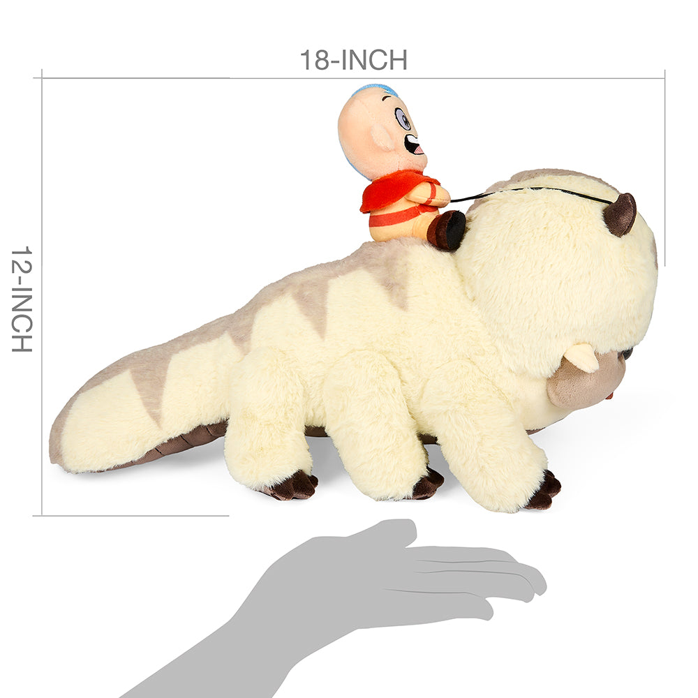 Avatar: The Last Airbender 18" Plush - Appa with Aang | Kidrobot