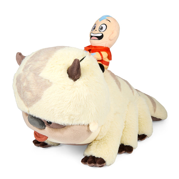 Avatar: The Last Airbender 18" Plush - Appa with Aang | Kidrobot