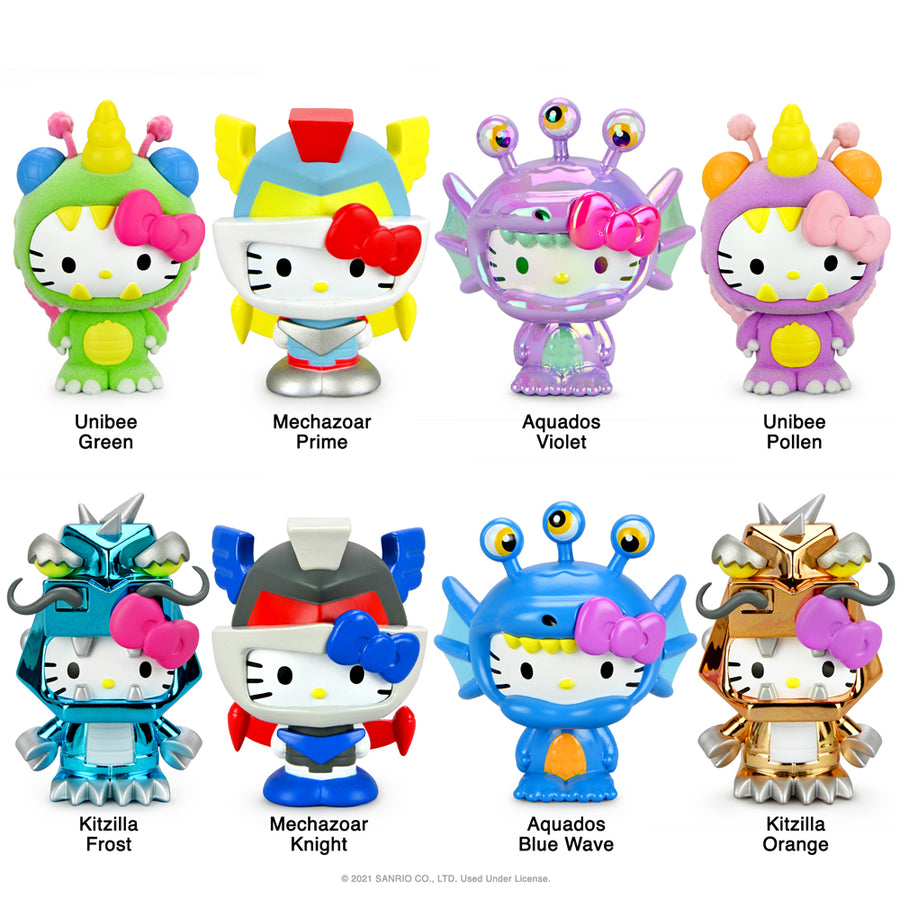 Hello Kitty® Kaiju Monsters 3" Collectible Vinyl Figures by Kidrobot ...