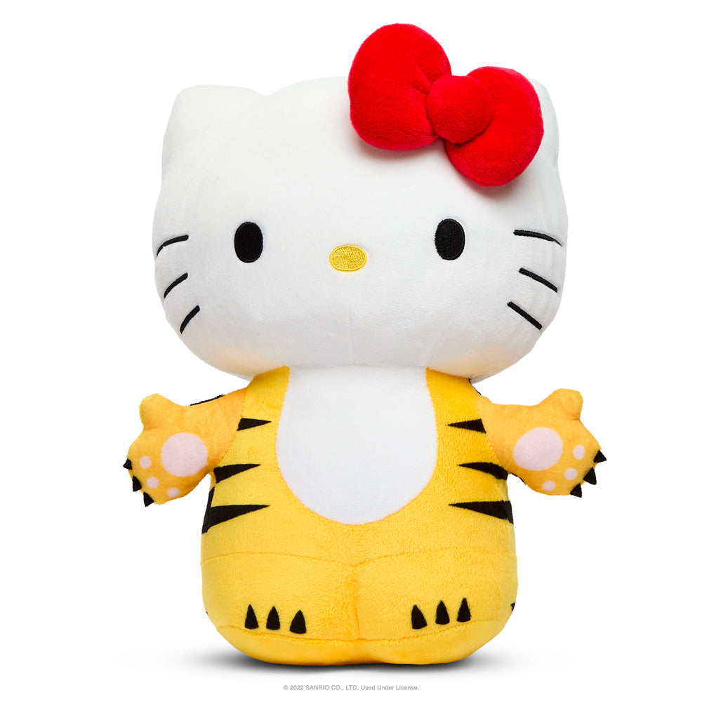 Hello Kitty® Chinese Zodiac Year of the Tiger 13" Plush - Black & Crea ...