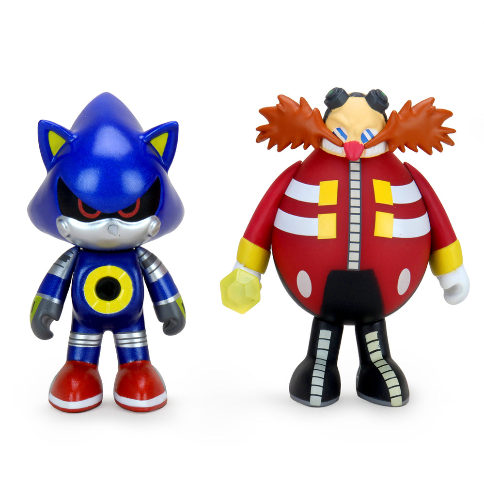 Sonic the Hedgehog 3" Vinyl Figure Dr. Robotnic and Metal Sonic 2-Pack ...
