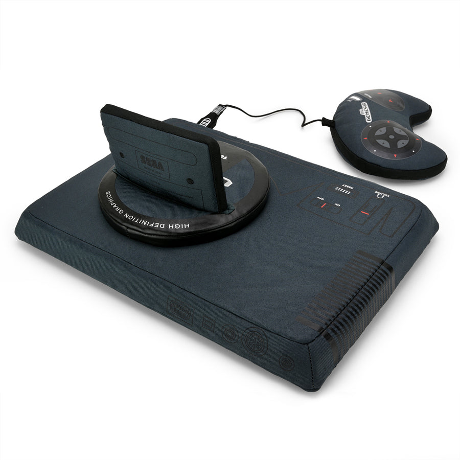 SEGA Genesis Gaming Console 12" Interactive Plush with Sonic Cartridge ...
