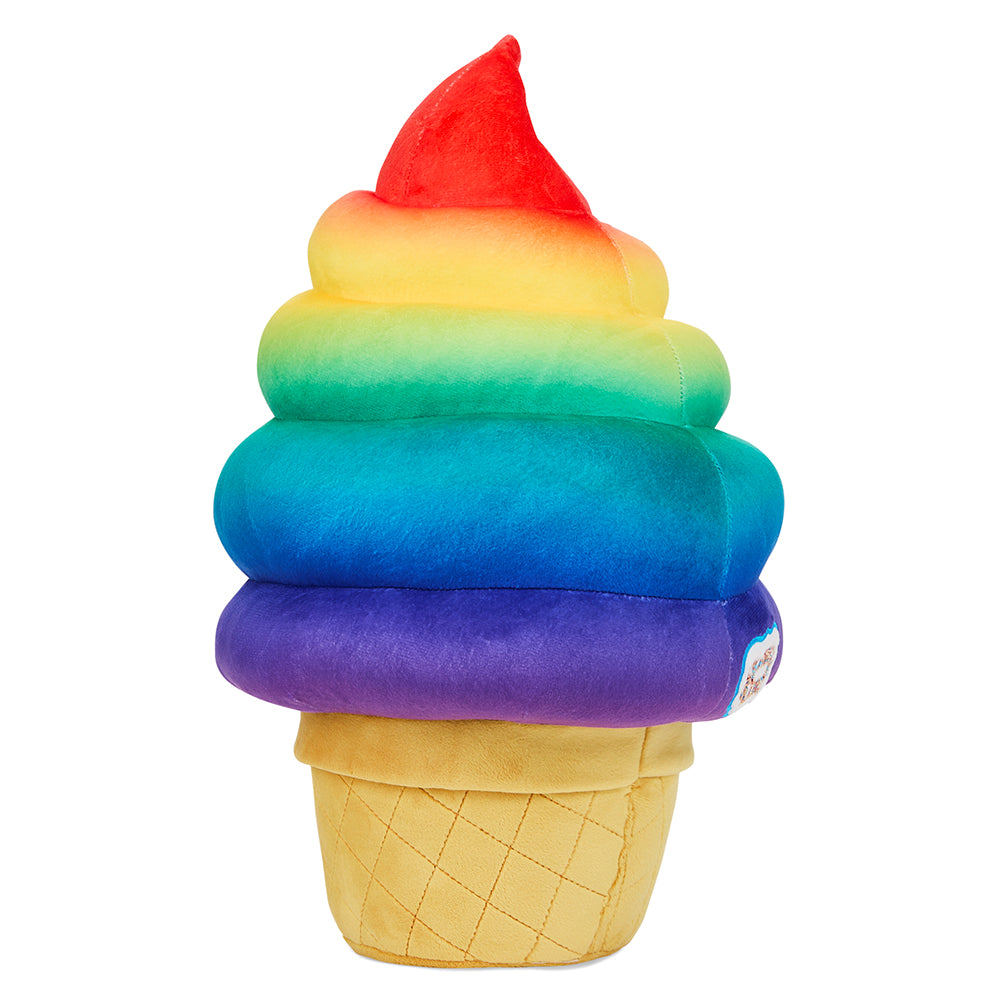 Yummy World Rainbow Soft Serve Sally Ice Cream Cone Plush | Kidrobot