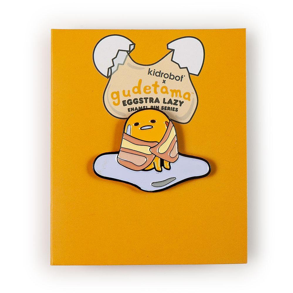 Gudetama Eggstra Lazy Enamel Pin Series by Kidrobot x Sanrio | Kidrobot