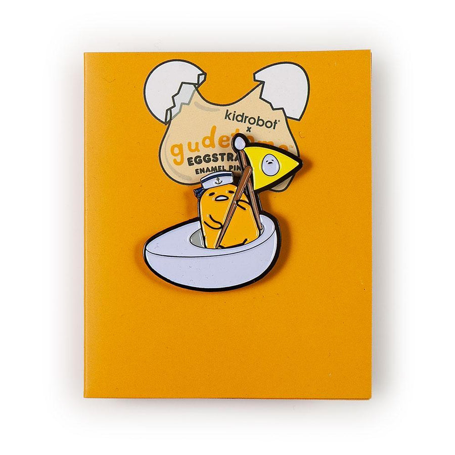 Gudetama Eggstra Lazy Enamel Pin Series by Kidrobot x Sanrio | Kidrobot