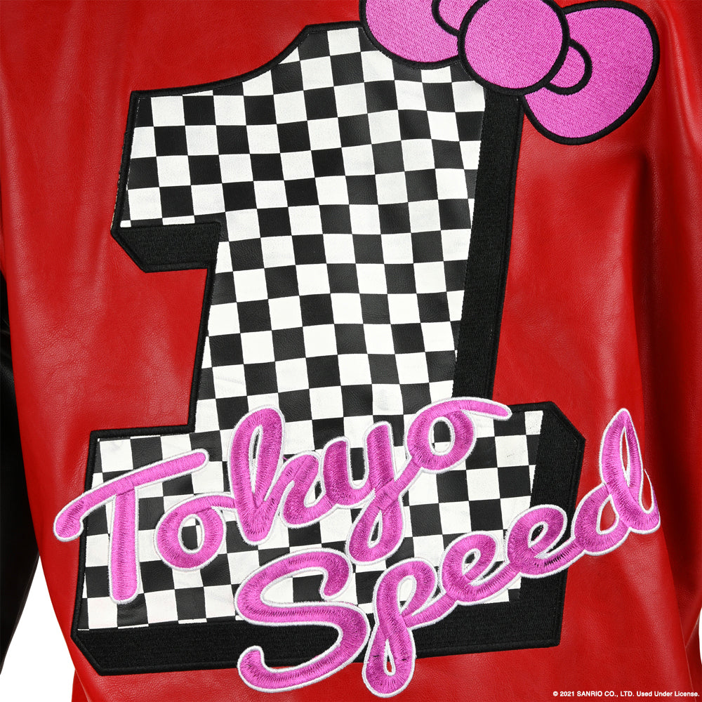 Hello Kitty Tokyo Speed red moto jacket by Kidrobot, limited edition ...
