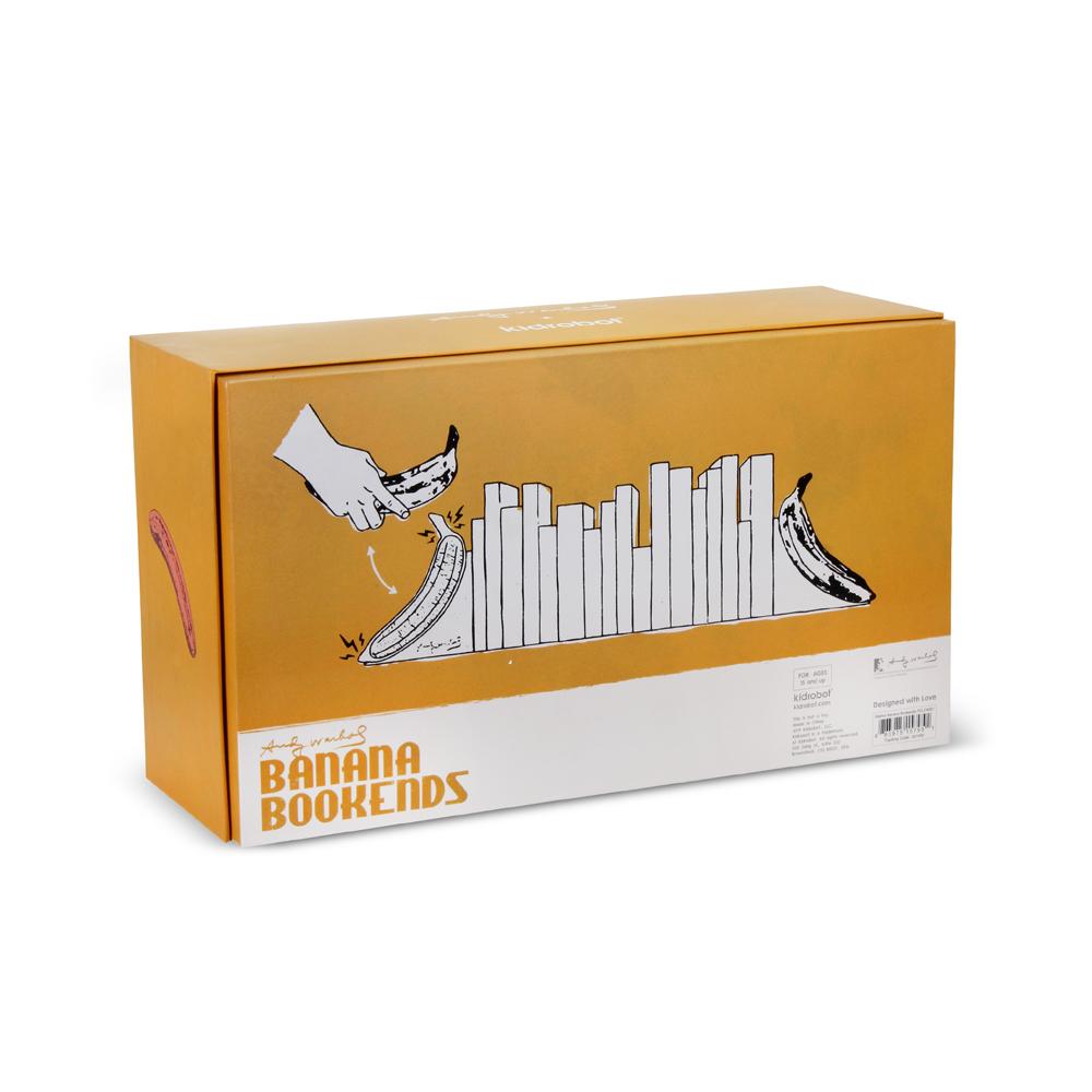 Kidrobot x Andy Warhol Resin Banana Bookends - Yellow Edition | Kidrobot